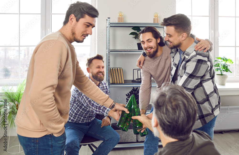 Guy Friends Hanging Out