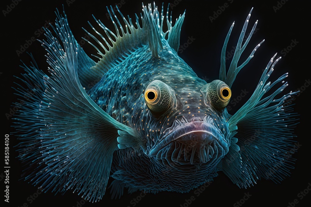 The unknown fish species of the deep oceans. Never before seen rare ...