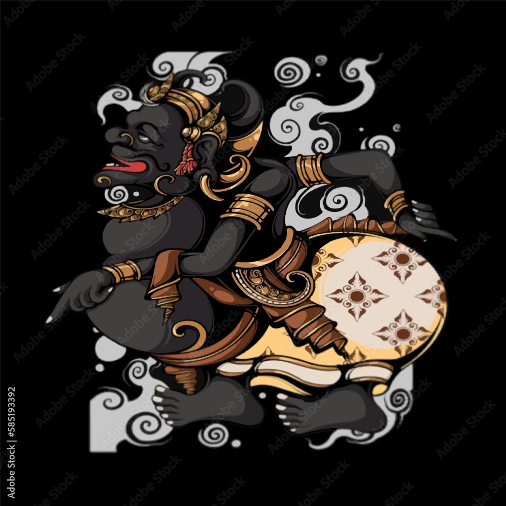 Semar is a wayang character and commander of the five wars who has good ...