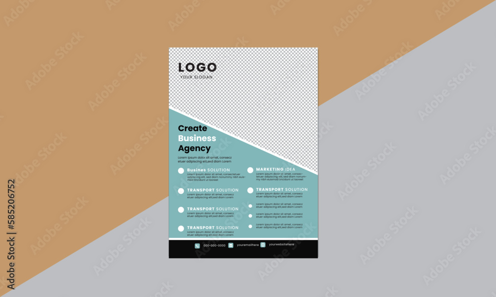 Business Flyer Corporate Flyer Template vector illustration template in ...