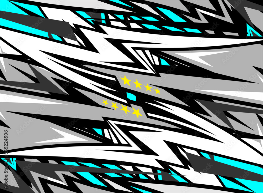 design vector racing background with a unique line pattern and with a ...