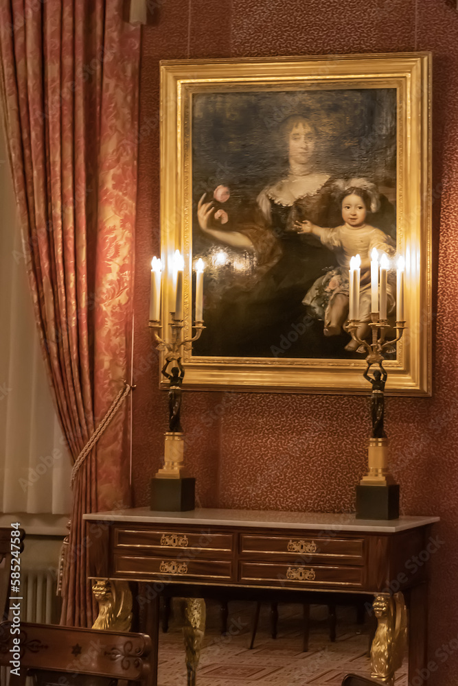 Amsterdam Royal Palace on Dam Square (Koninklijk Paleis) opened in 1655 ...