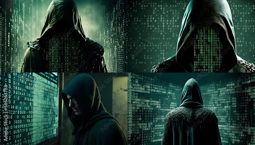 Matrix digital code on assassins in caves Enhance your creative ...