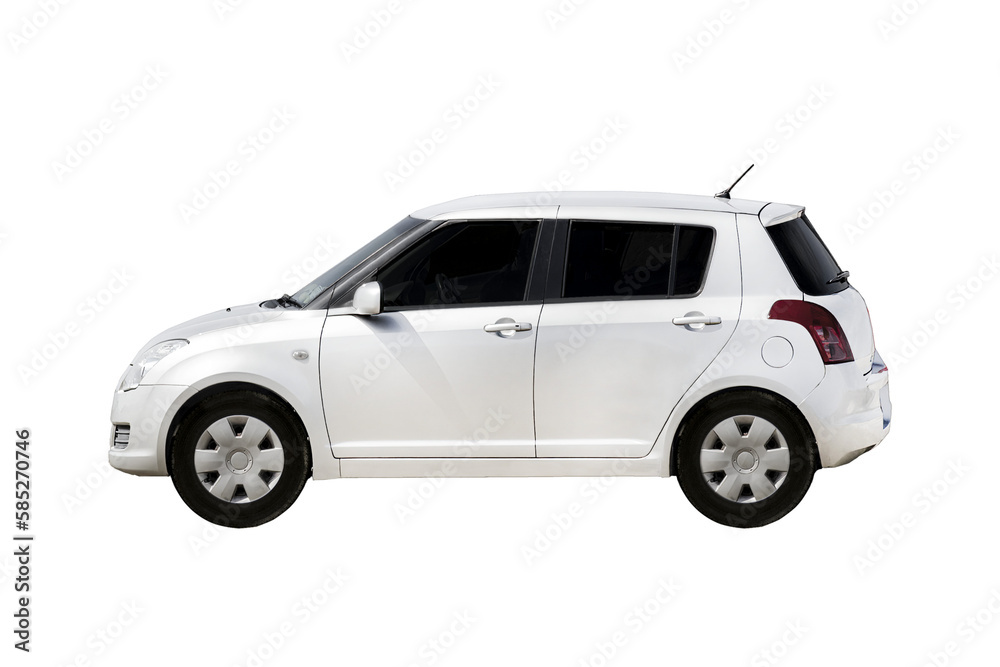 Maruti Swift White Side View
