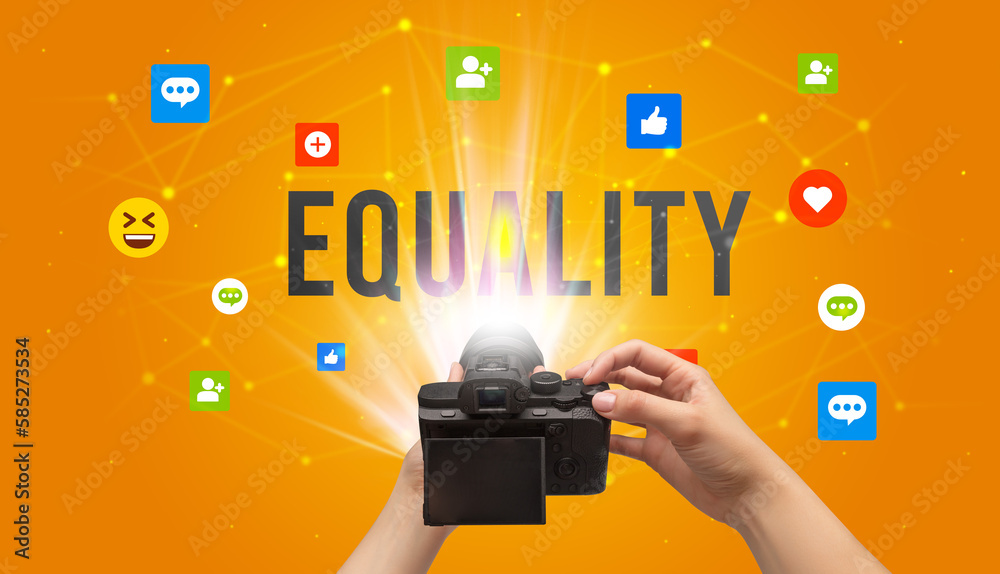 Using camera to capture social media content Stock Photo | Adobe Stock