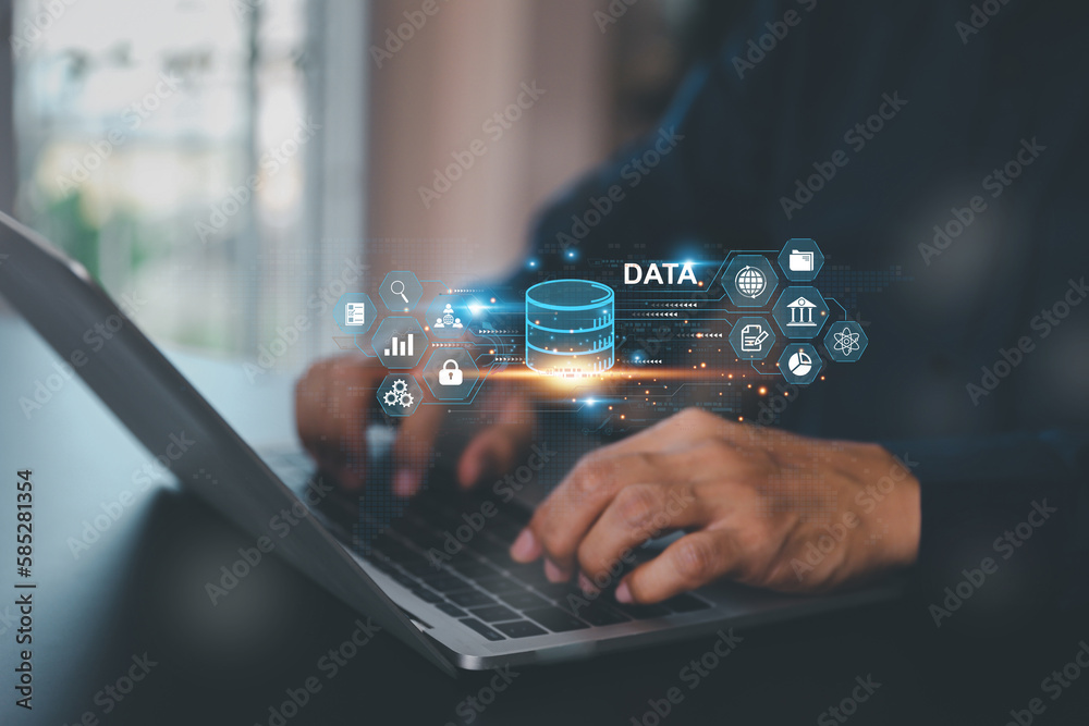 Cloud Computing Data Management Technology System For Computer Network Cyber Security Or