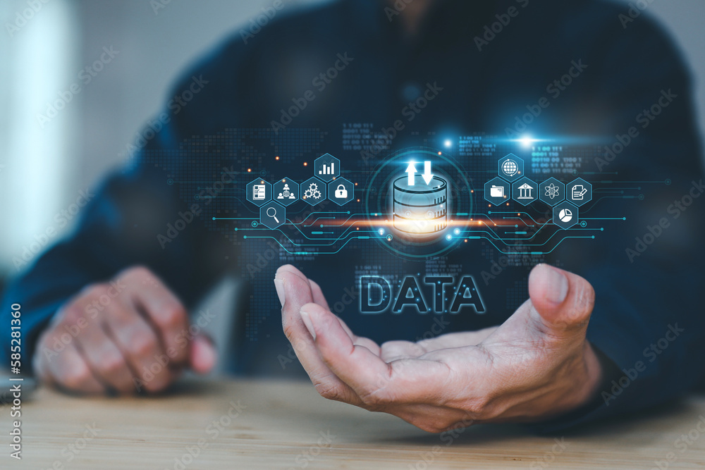 Cloud computing data management technology system for computer network ...