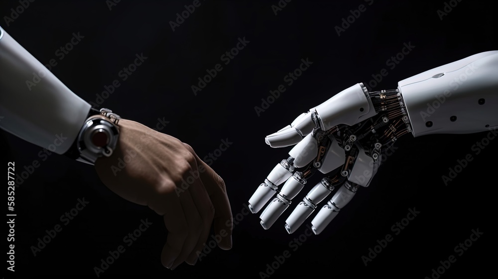 Human-Robot Collaboration: Handshake Between Human and Robot with ...