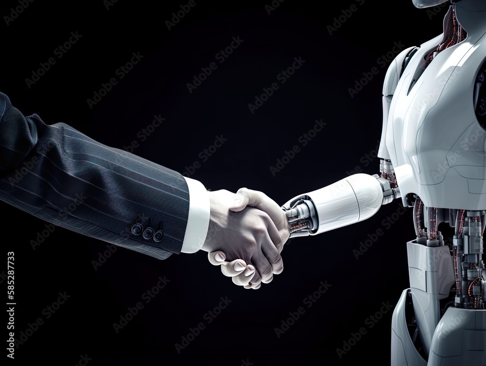 Human-Robot Collaboration: Handshake Between Human and Robot with ...