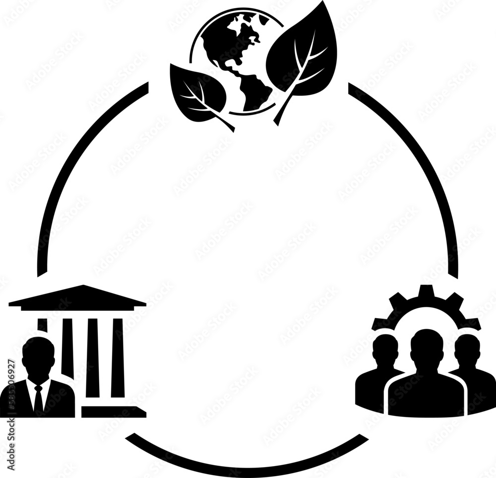 ESG icons as a concept of sustainable environmental development and ...