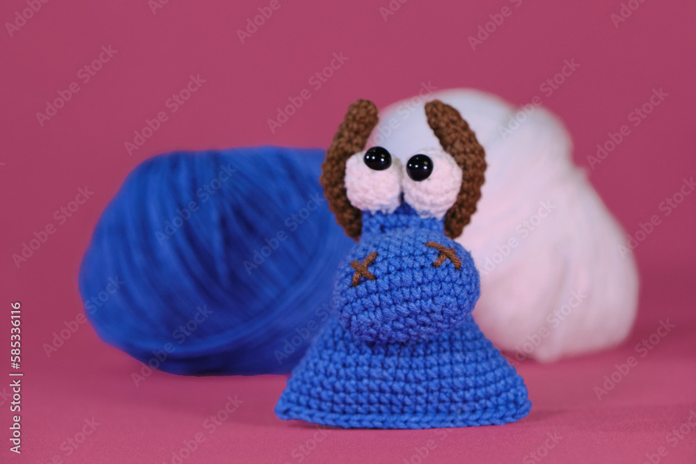 Soft DIY toy made of natural cotton and wool. Cows head crocheted ...