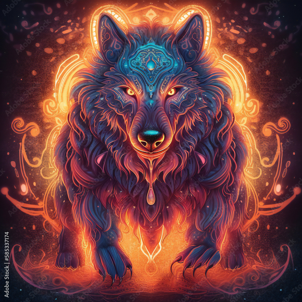 Norse Wolf Artwork