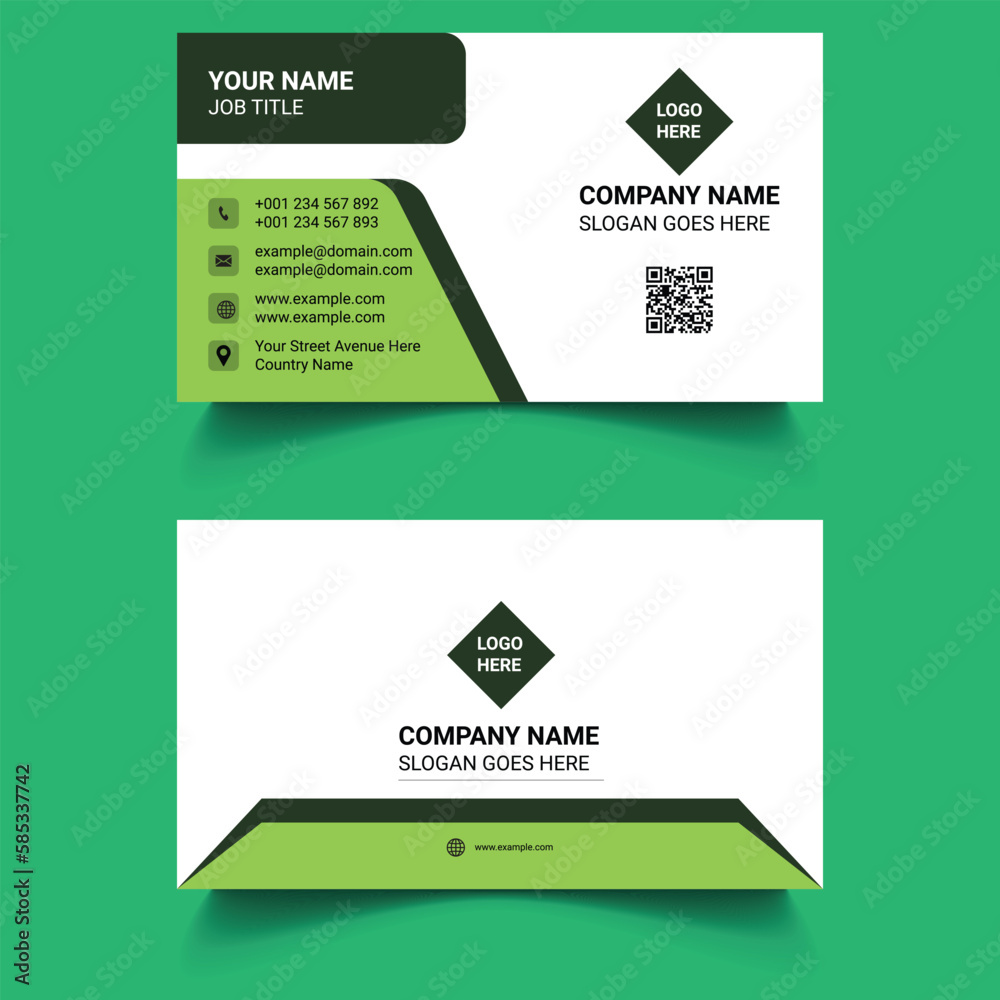 Business Card. Creative Modern And Corporate Business Card Template ...