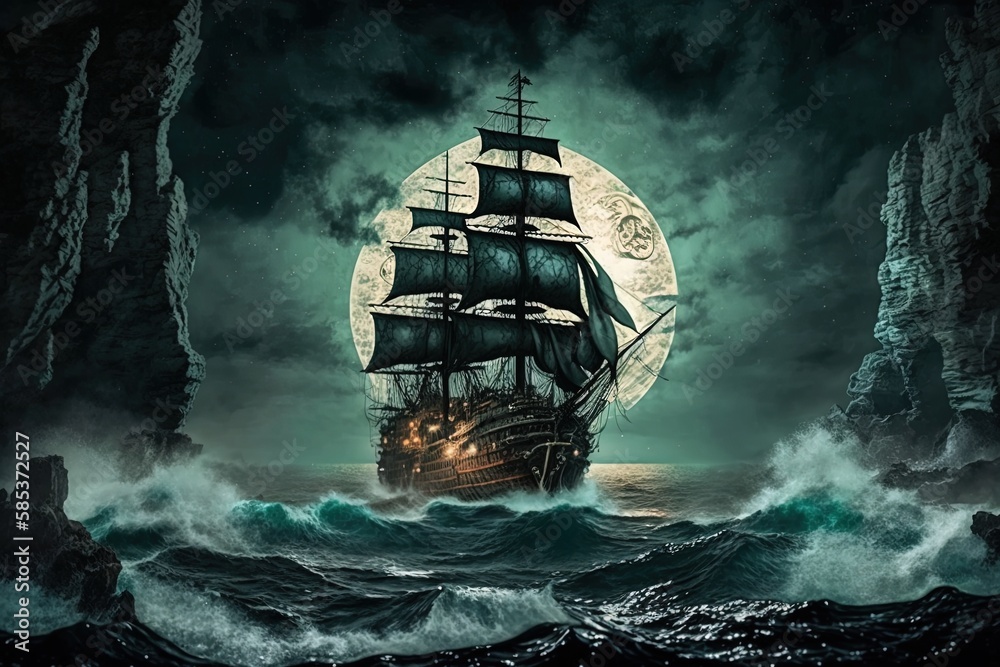 Cursed by Neptune: The Mysterious Voyage of the Ghostly Pirate Ship ...