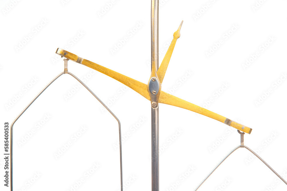 old pan scales. load balance and weight measurement Stock Photo | Adobe ...