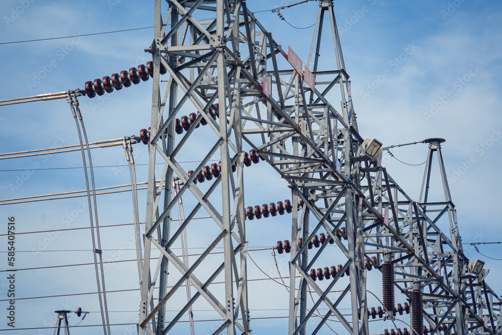 Poster High voltage electric power plant current distribution ...