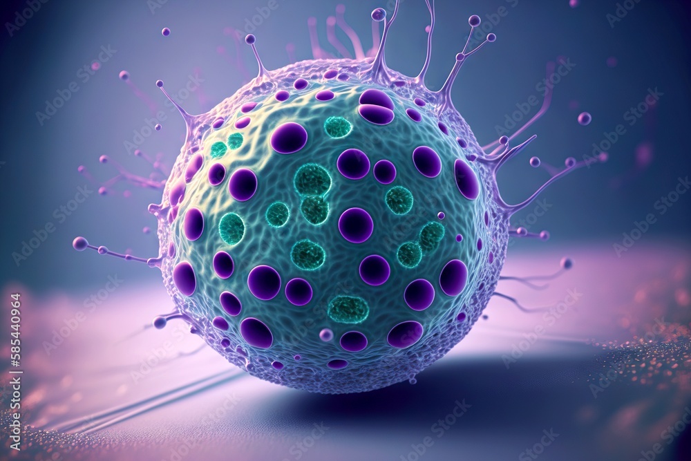 Spherical model of microbiological process of cell division in enlarged ...