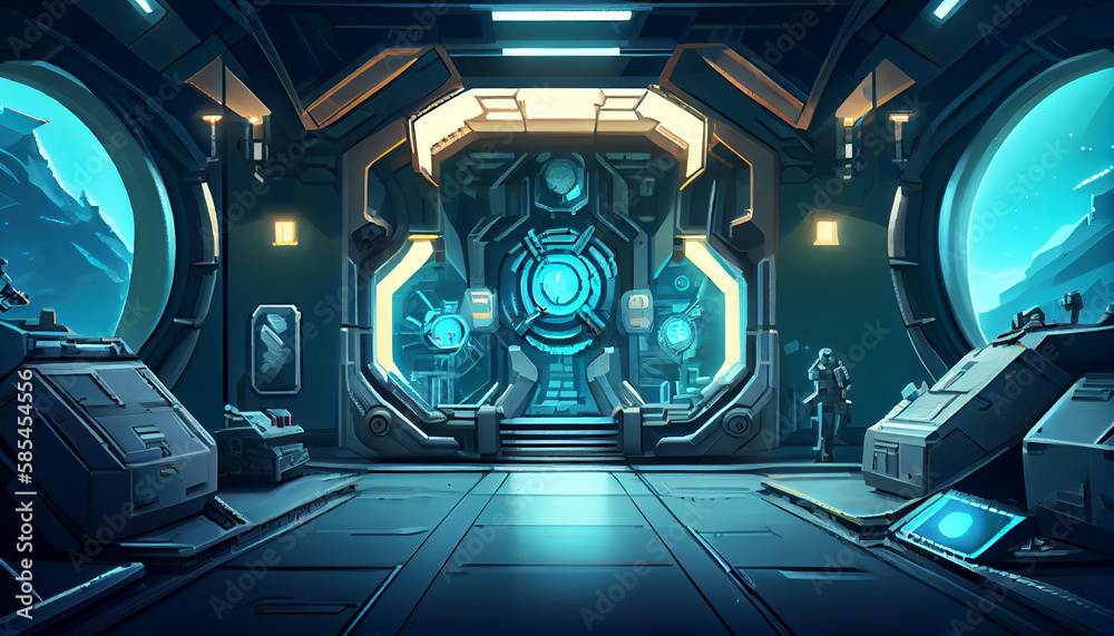 2d Game Background Space