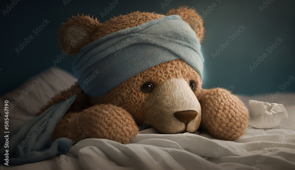 Depression and mental illness. teddy bear sad feeling sad after ...