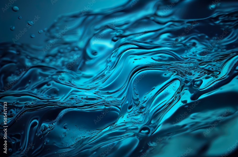 Dark blue water waves, surface texture background. Generative AI Stock ...