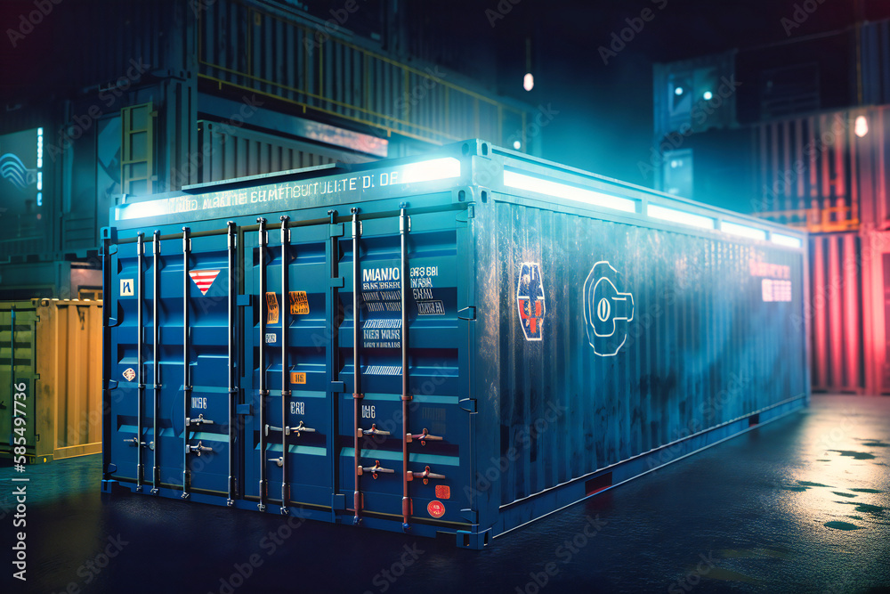 Intelligent shipping containers equipped with advanced sensors and ...