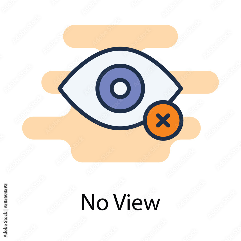 No View icon. Suitable for Web Page, Mobile App, UI, UX and GUI design ...