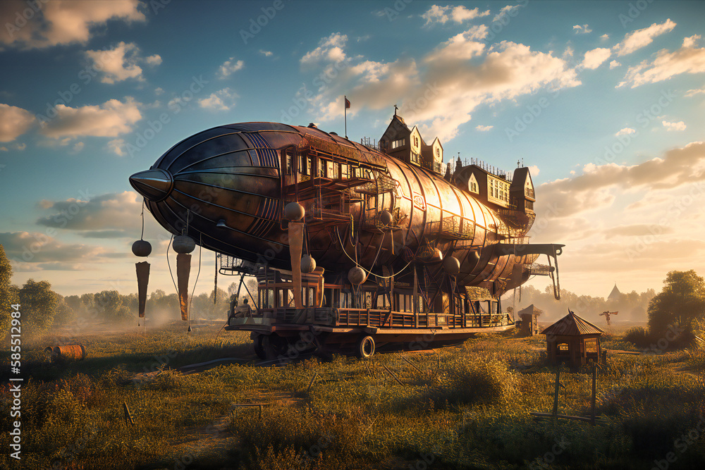 Airships, powered by renewable energy sources, provide a new mode of ...