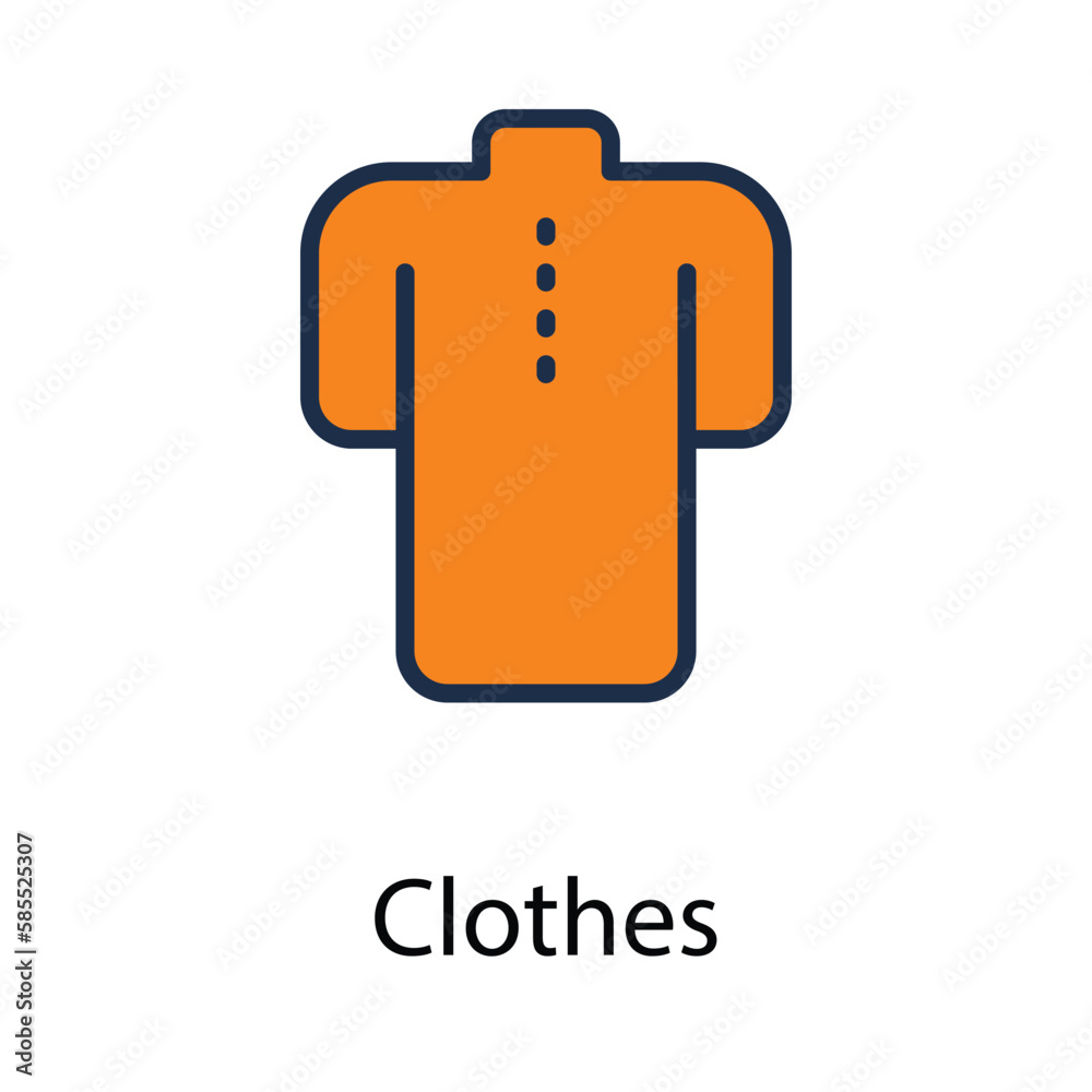 Clothes icon. Suitable for Web Page, Mobile App, UI, UX and GUI design ...