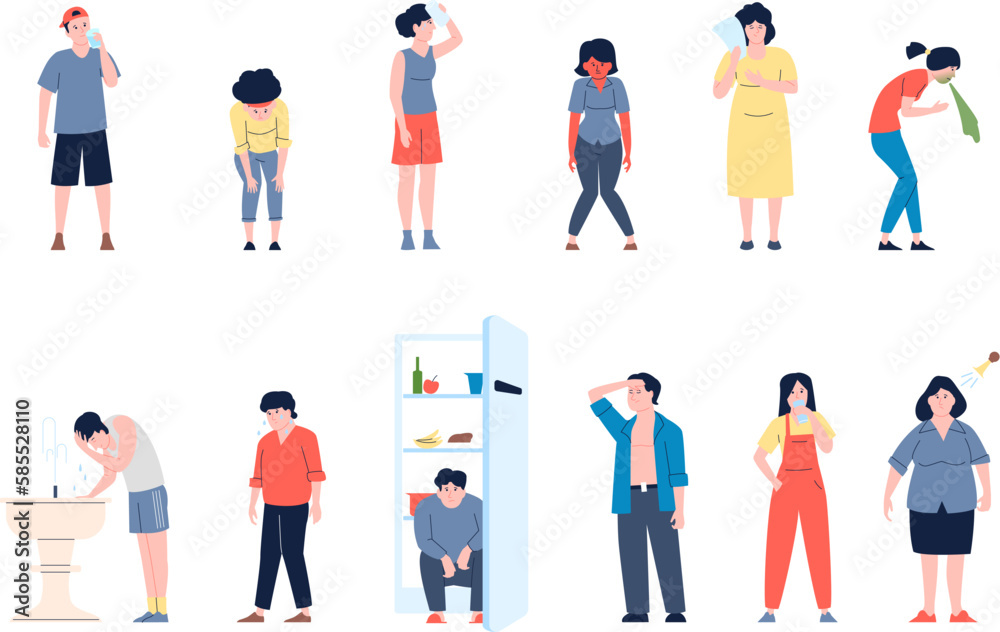 Sun stroke and dehydration after exercise. Adults heat strokes symptoms ...