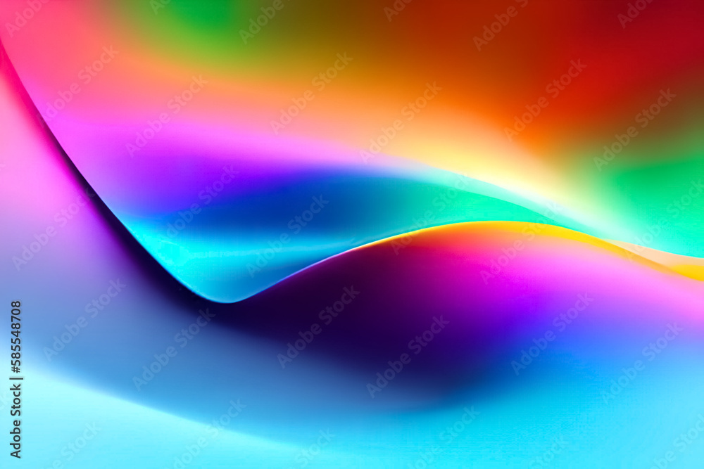 Abstract 3d colourful gradient wave background. Gradient design element ...