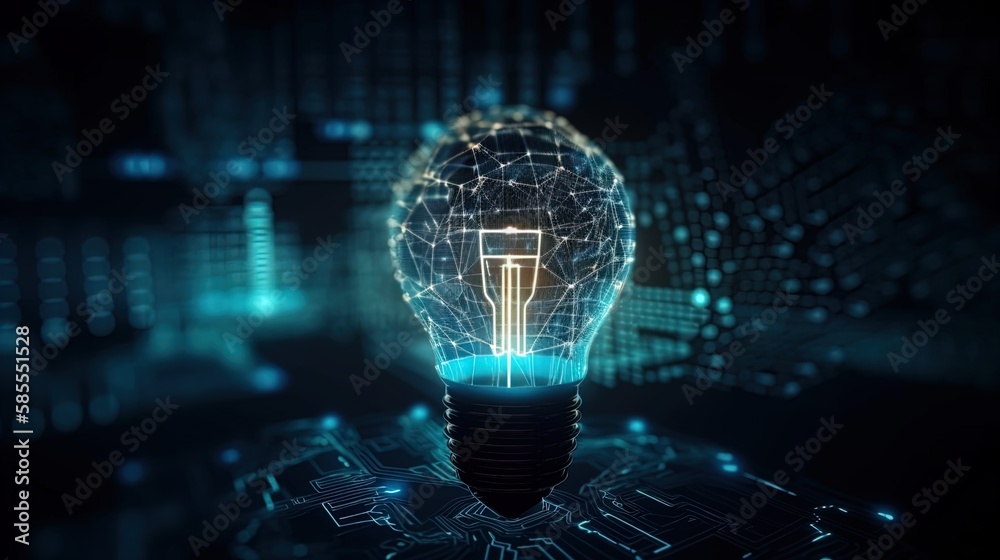 Cryptocurrency Bright Idea: Polygonal Light Bulb on Blockchain Network ...