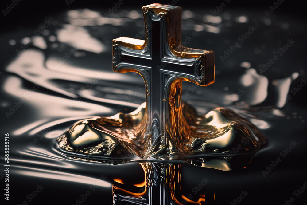 Cross of christian religion. orthodoxy and catholicism divine symbols ...