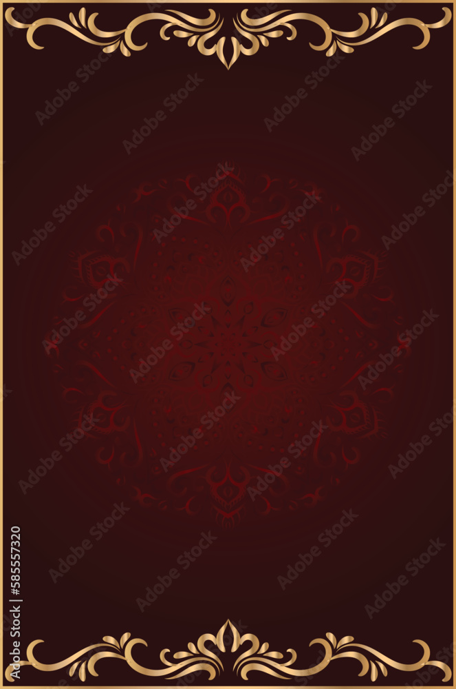 modern and luxury floral ornamental background for invitation and other ...
