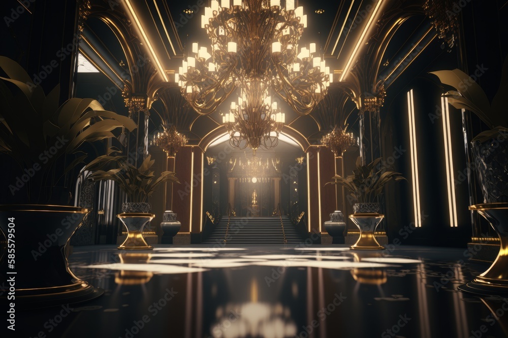 Unreal Render of a Futuristic & Ultra Realistic Cathedral Interior with ...