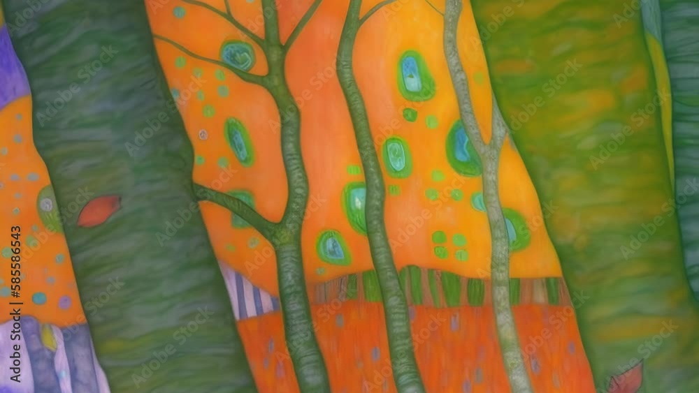 Journey through a Strange Storybook / Folk Art Style Forest with ...