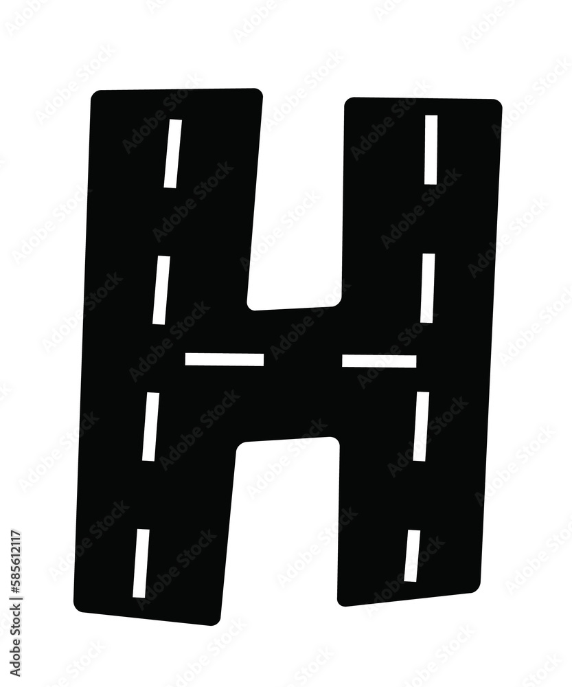 ภาพประกอบสต็อก Race Track Alphabet SVG,Road Numbers,Letters,Road Bundle ...