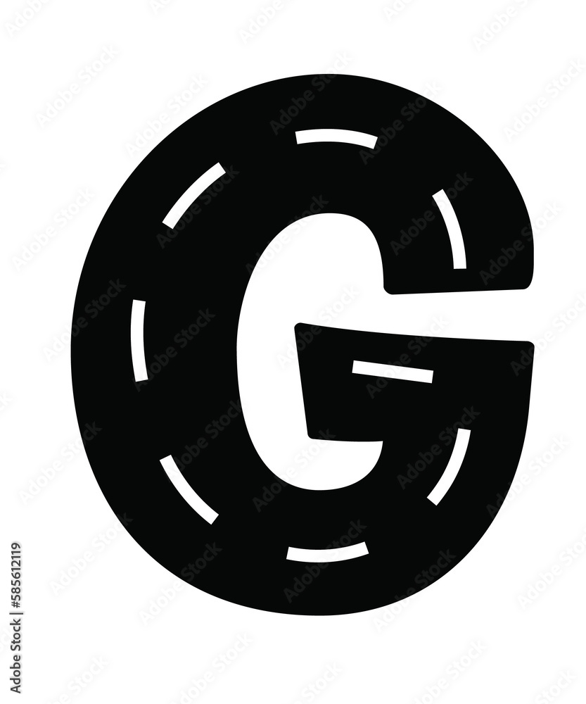 ภาพประกอบสต็อก Race Track Alphabet SVG,Road Numbers,Letters,Road Bundle ...