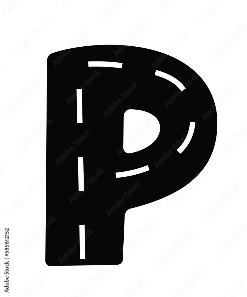 ภาพประกอบสต็อก Race Track Alphabet SVG,Road Numbers,Letters,Road Bundle ...