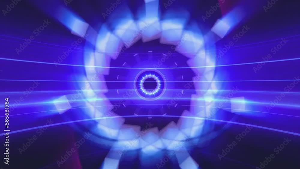 Animated abstract technology background. futuristic cyberspace. data ...
