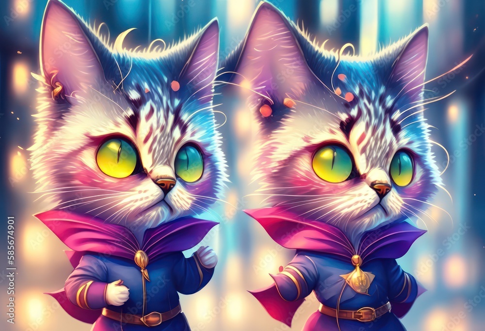 cat with Wings, Dragon Cat, The Feline Mystique: An Exploration of Cats ...