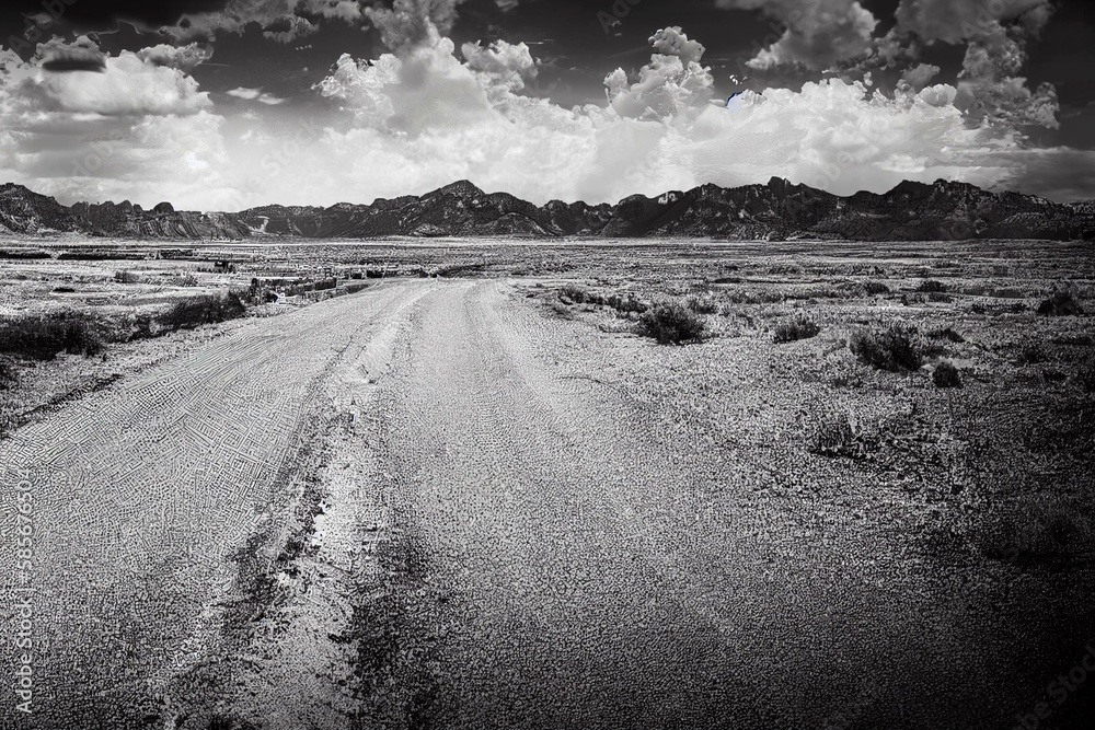Midway Utah. US street map with black and white lines. Generative AI ...