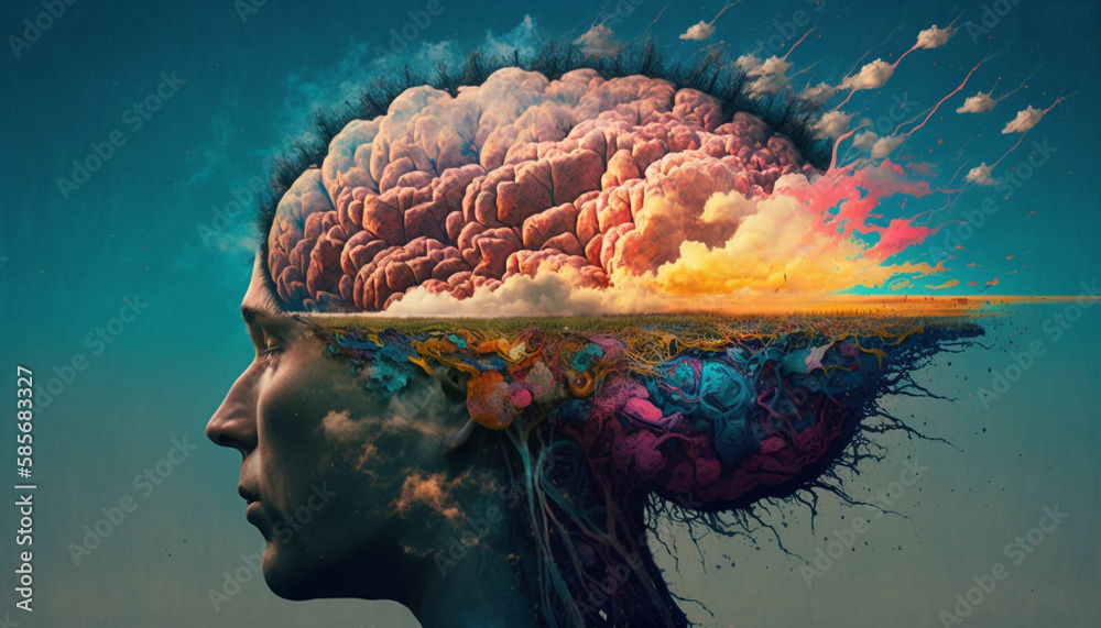 The human brain in the dream world is beyond imagination. Generative AI ...