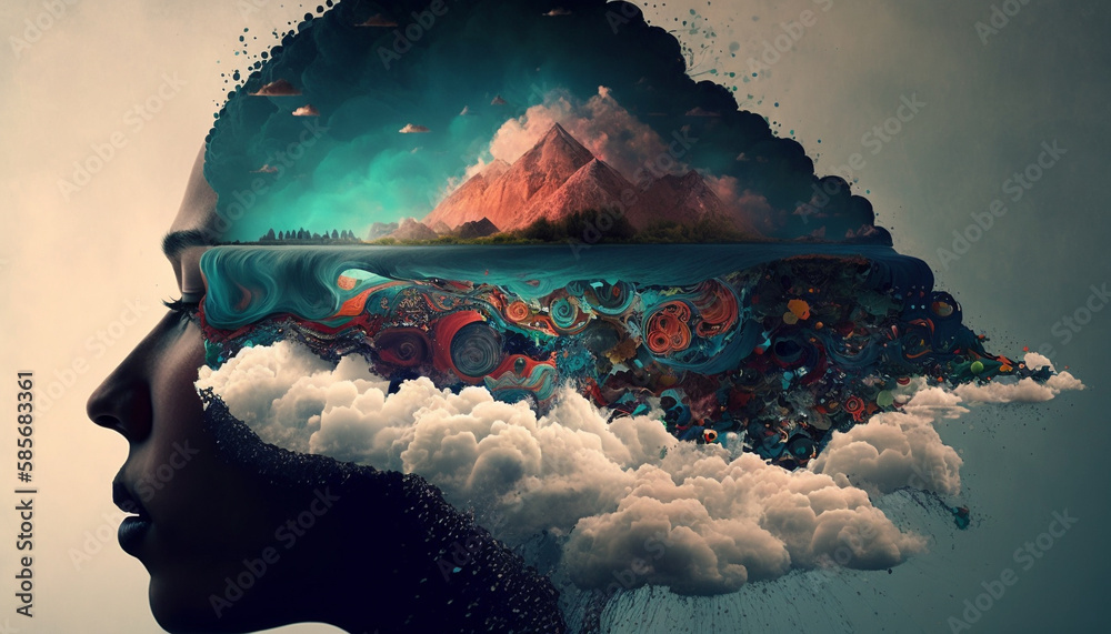 The human brain in the dream world is beyond imagination. Generative AI ...