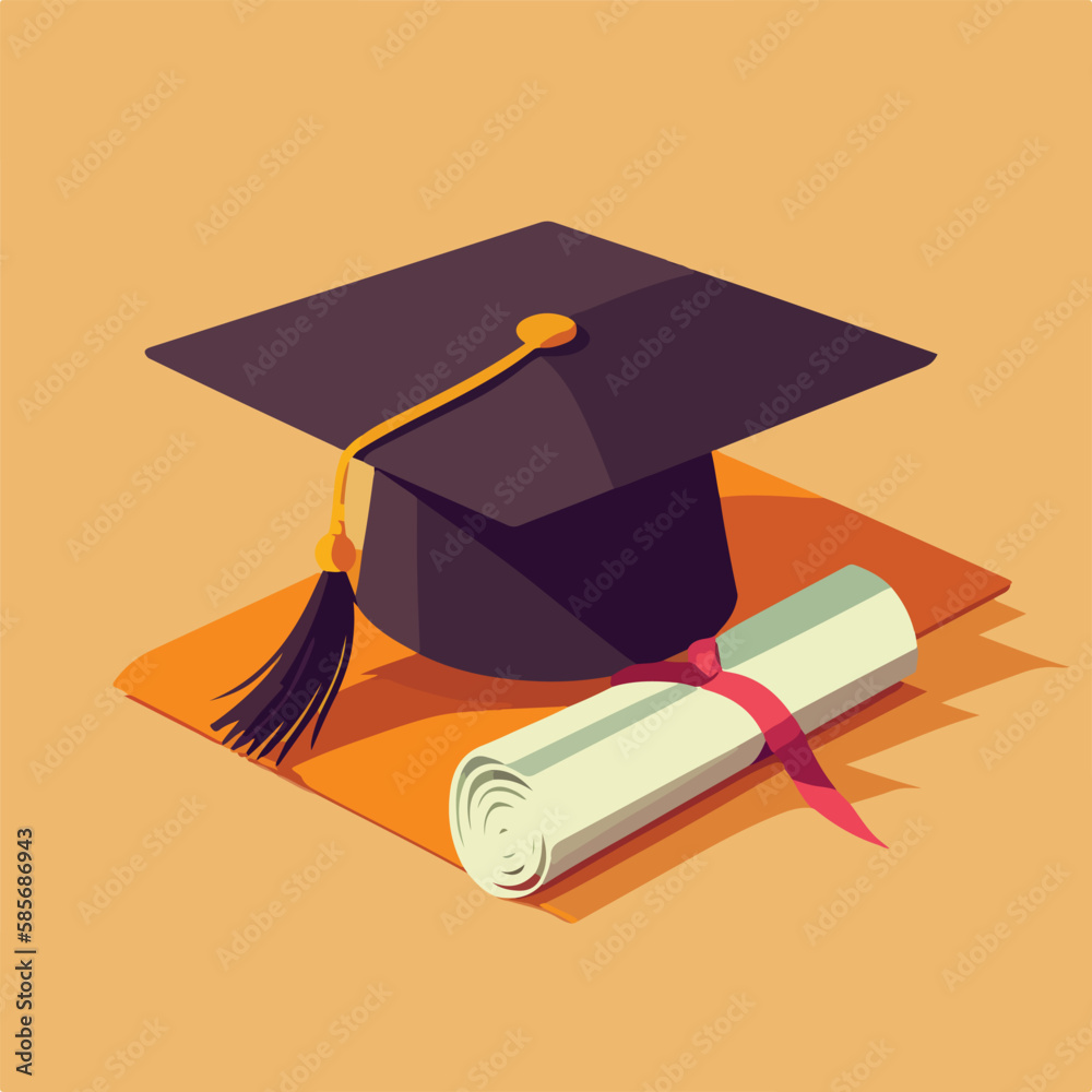Graduation Cap Card Template