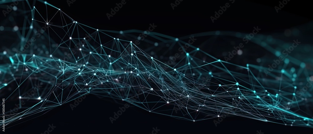 Abstract dot points connections illustration background transformation ...