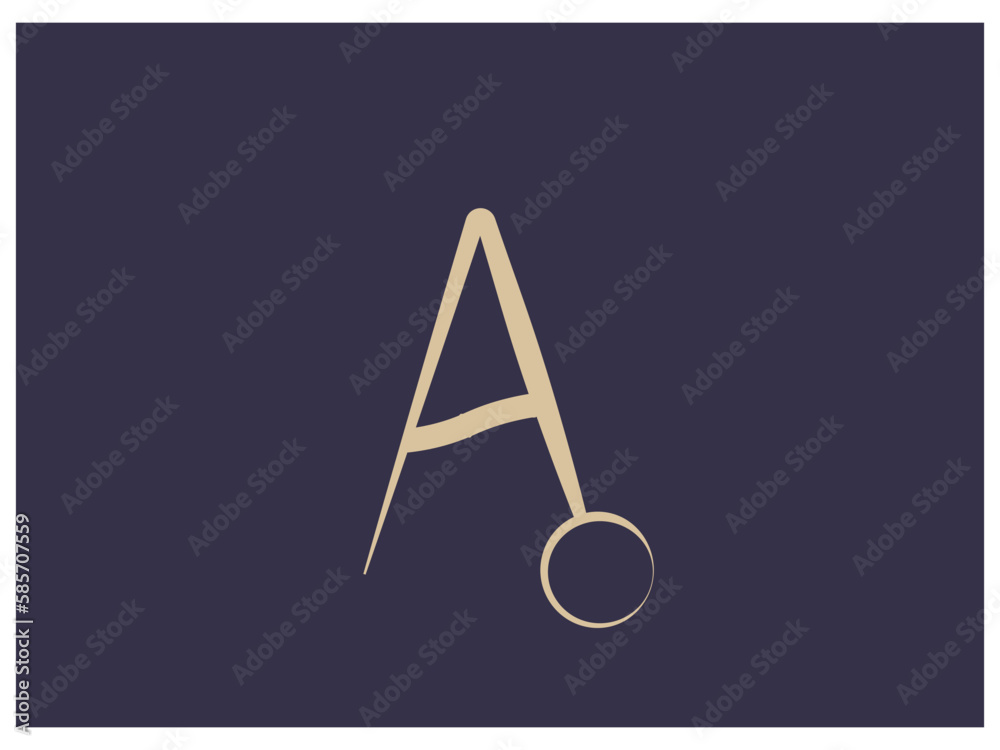 Letter A Creative Logo Design Collection Vector. A Letter Minimalist ...