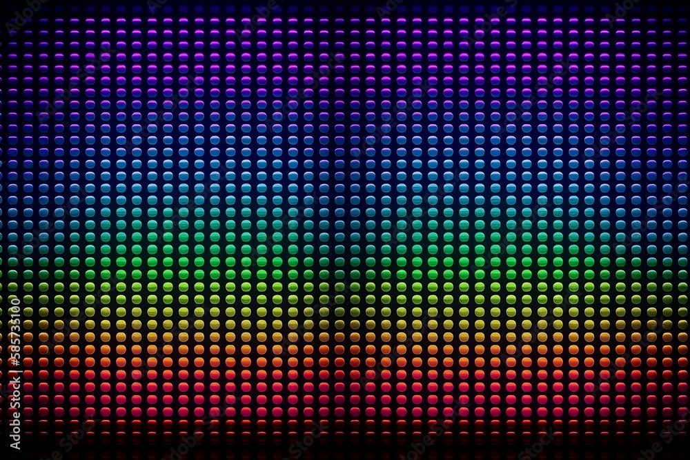 Led neon screen background, color pixel texture. generative AI Stock ...