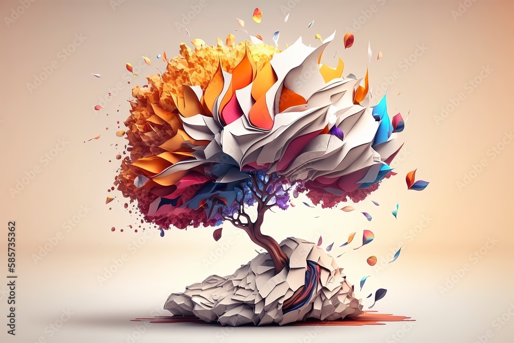 Explore the beauty of nature with our collection of tree art pieces ...