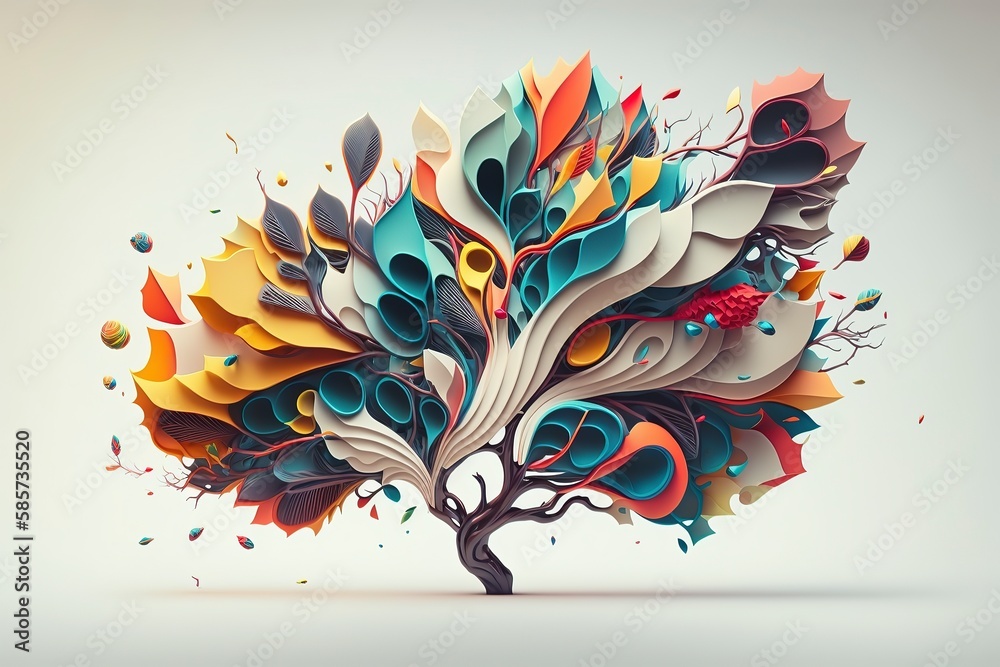 Explore the beauty of nature with our collection of tree art pieces ...