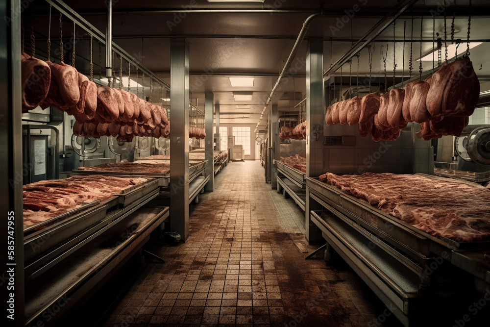 Inside the Meat Factory, Highlighting the processes involved in the ...